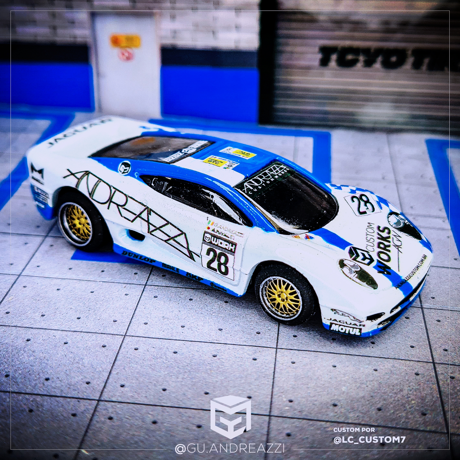 F01 - Brian WS - Rodas 3D para 1/64 - Andreazzi Custom Works