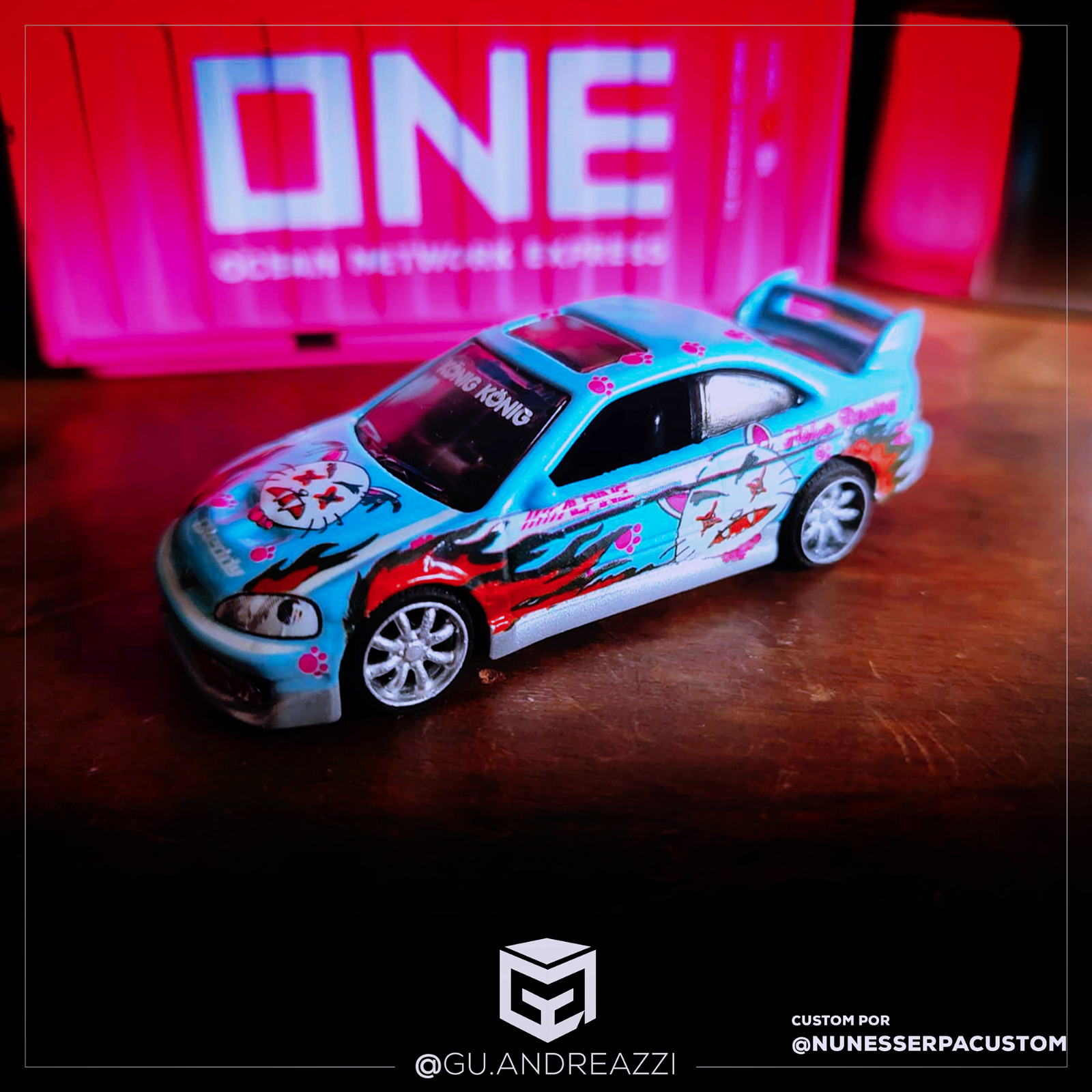 NFS103 - Civic Junkman NFSU1 - Decal 1/64 - Andreazzi Custom Works
