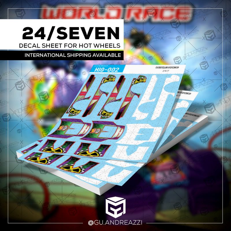 HIG002 - Via 35 24 Seven - Decal 1/64 - Andreazzi Custom Works