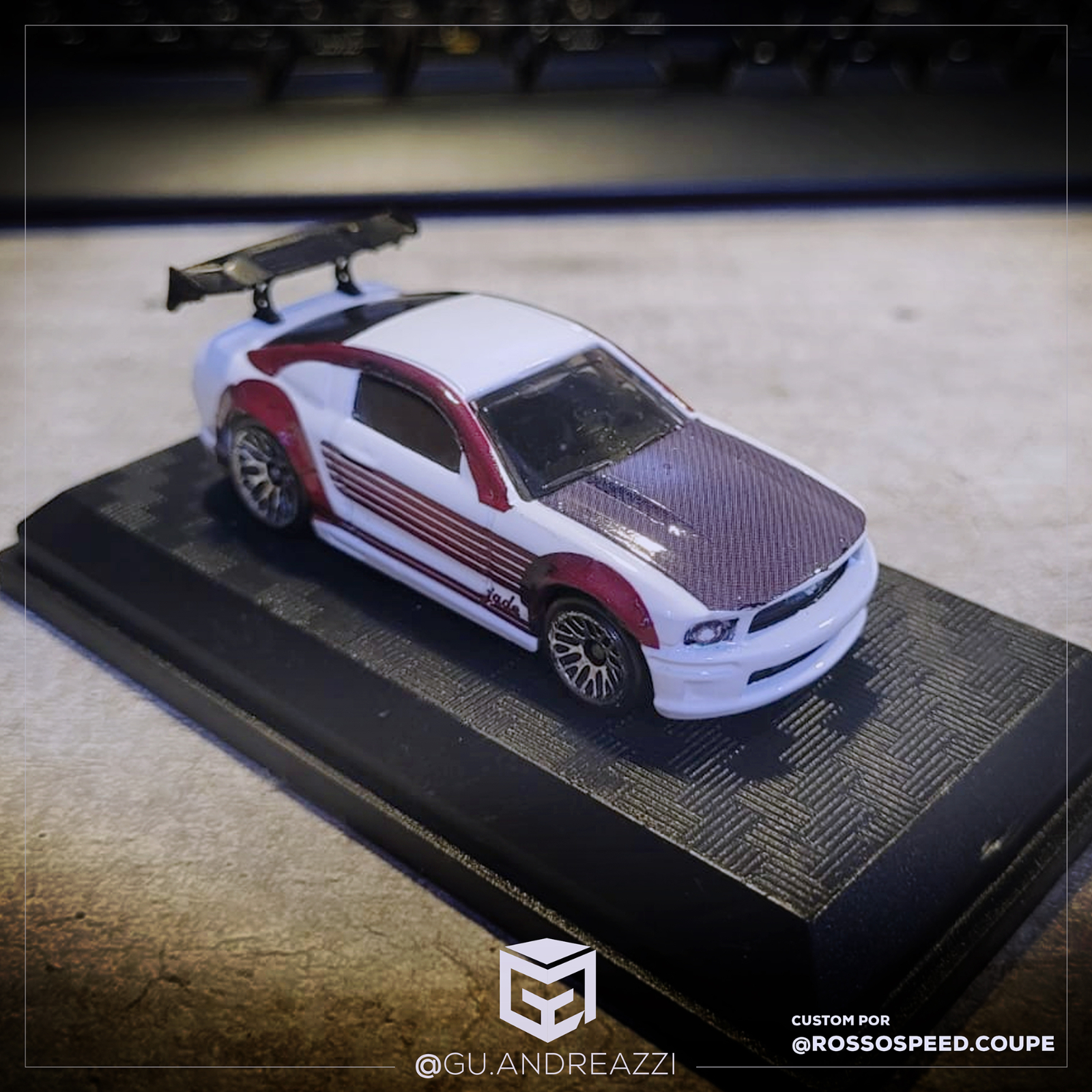 NFS308 - Mustang Jade NFSMW - Decal 1/64 - Andreazzi Custom Works