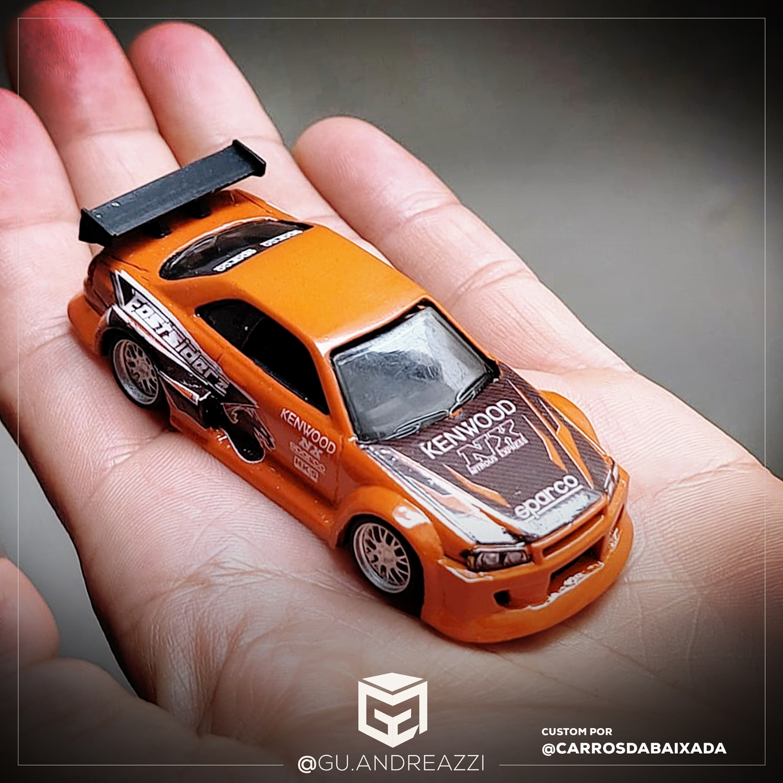 NFS101 - Skyline R34 Eddie NFSU1 - Decal 1/64 - Andreazzi Custom Works
