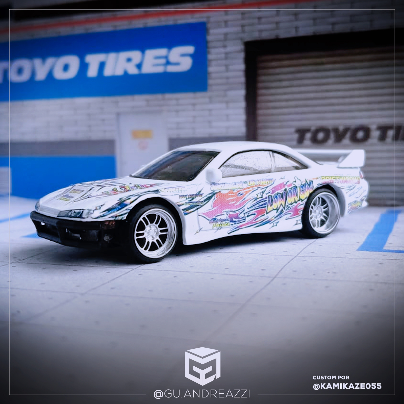 RCN534 - Nissan Silvia S14 - Low Origin - Decal 1/64 - Andreazzi Custom ...