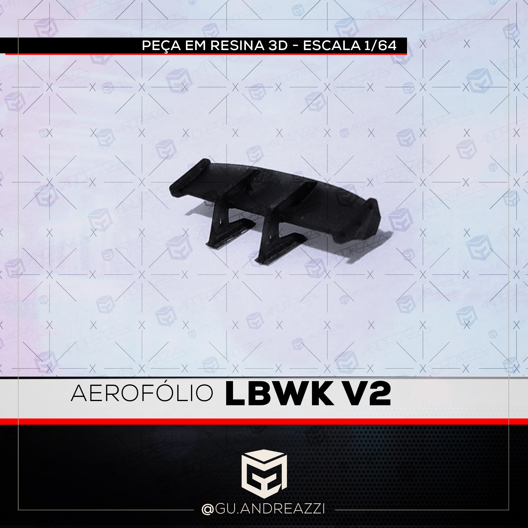 Aerofólio - LBWK V2 - Andreazzi Custom Works